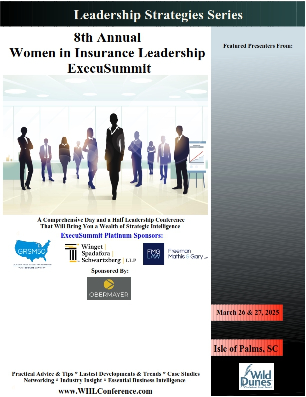 Women In Insurance Leadership - Topics & Presenters: